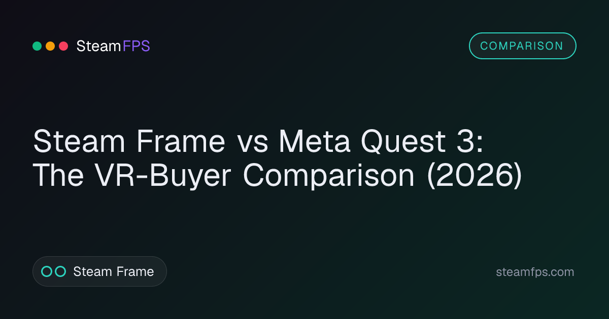 Steam Frame vs Meta Quest 3: The VR-Buyer Comparison (2026) · SteamFPS